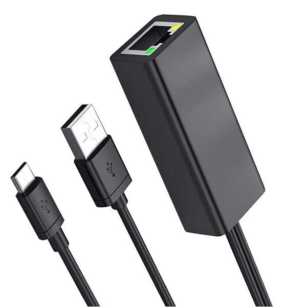 ZYF-156 Micro To RJ45 Ethernet Adapter With USB Power Cable For LAN ...