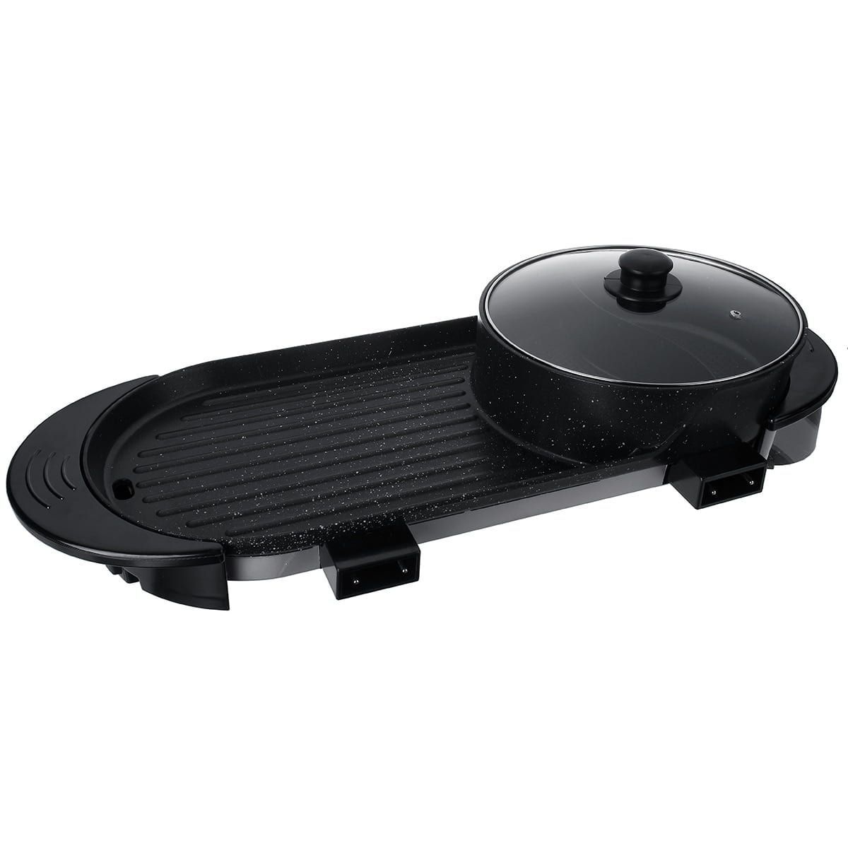 2 in 1 Non-Stick Electric BBQ Grill & Hot Pot Cooker | Shop Today. Get ...