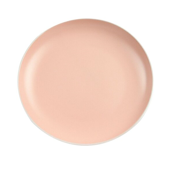 Mento Pink Ceramic Round 4 Pack Dinner Plate | Shop Today. Get it ...