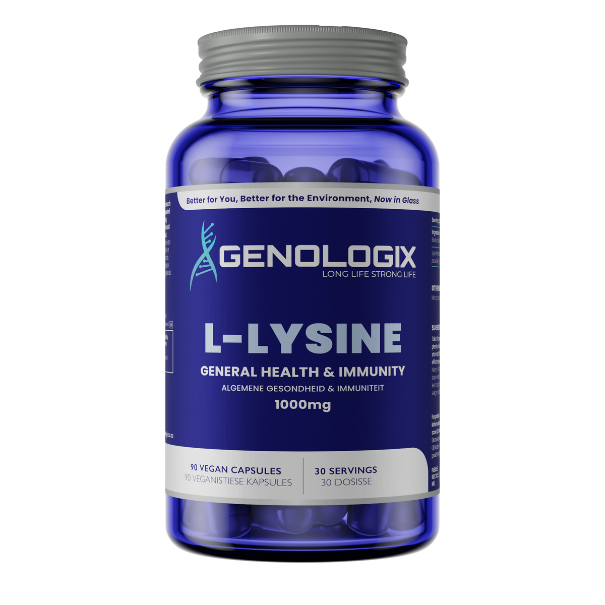Genologix - L-Lysine 1000mg 30 Servings x 90 Capsules | Shop Today. Get ...