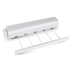 5 Lines Indoor Retractable Clothes Hanging Line Rack- White. BT | Shop ...