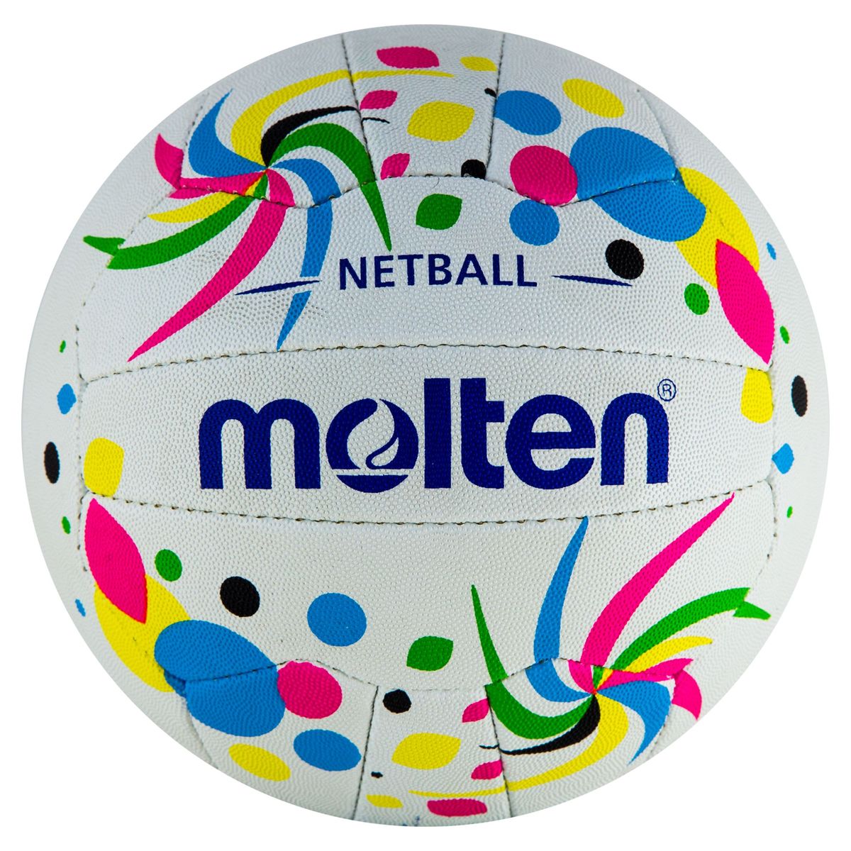 Molten Pro Cool Design Synthetic Leather Netball Size 5 | Shop Today ...