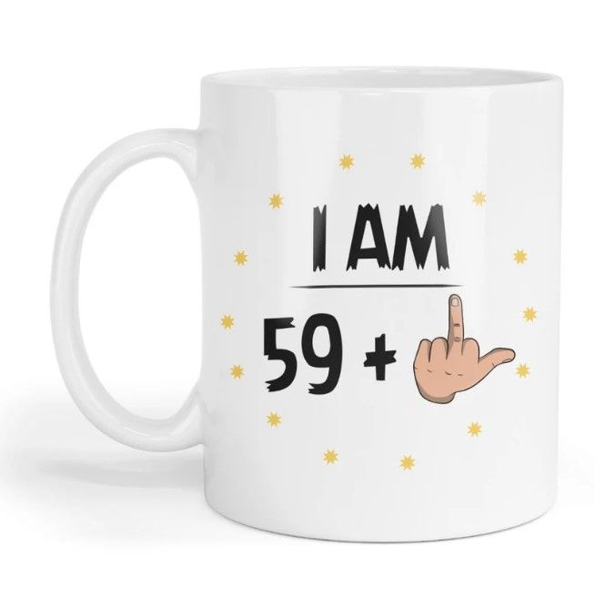 60th Birthday I am 60 Birthday Gift Mug | Shop Today. Get it Tomorrow ...