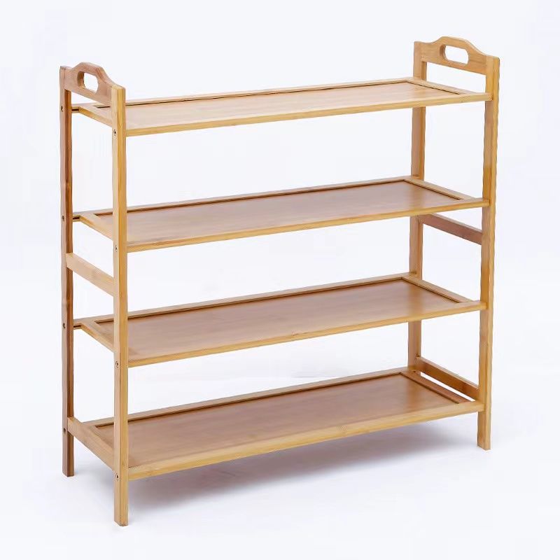Bamboo Shoe Racks 4-Tier Plants Shoe Storage Organizer Entryway Shoe ...