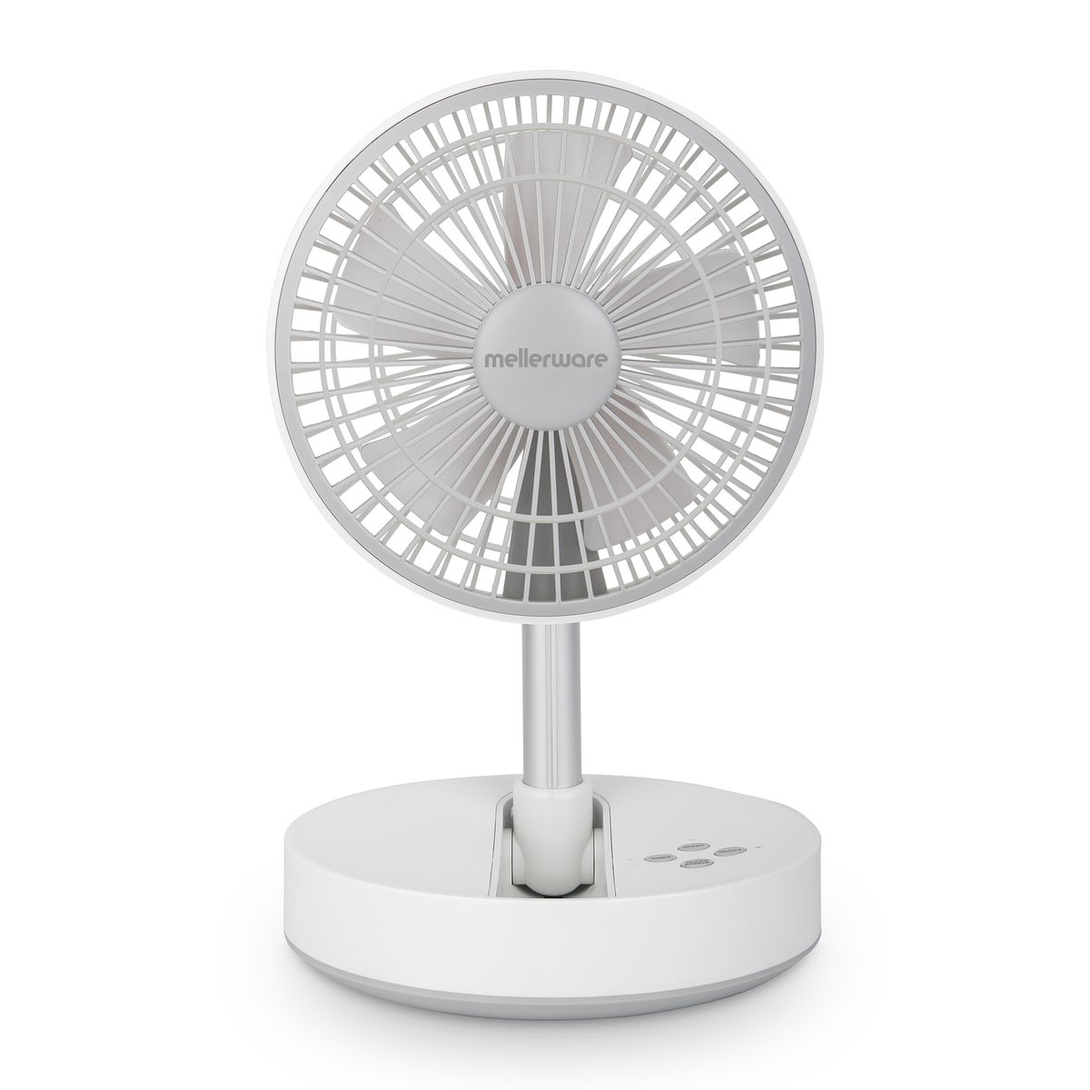 Mellerware Fan Rechargeable Plastic White 8in 7W "Flexi Air" | Shop ...