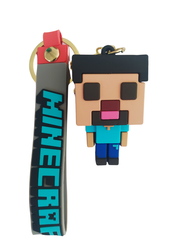 Minecraft Steve Keychain - 3D - PVC Keychain | Shop Today. Get it ...