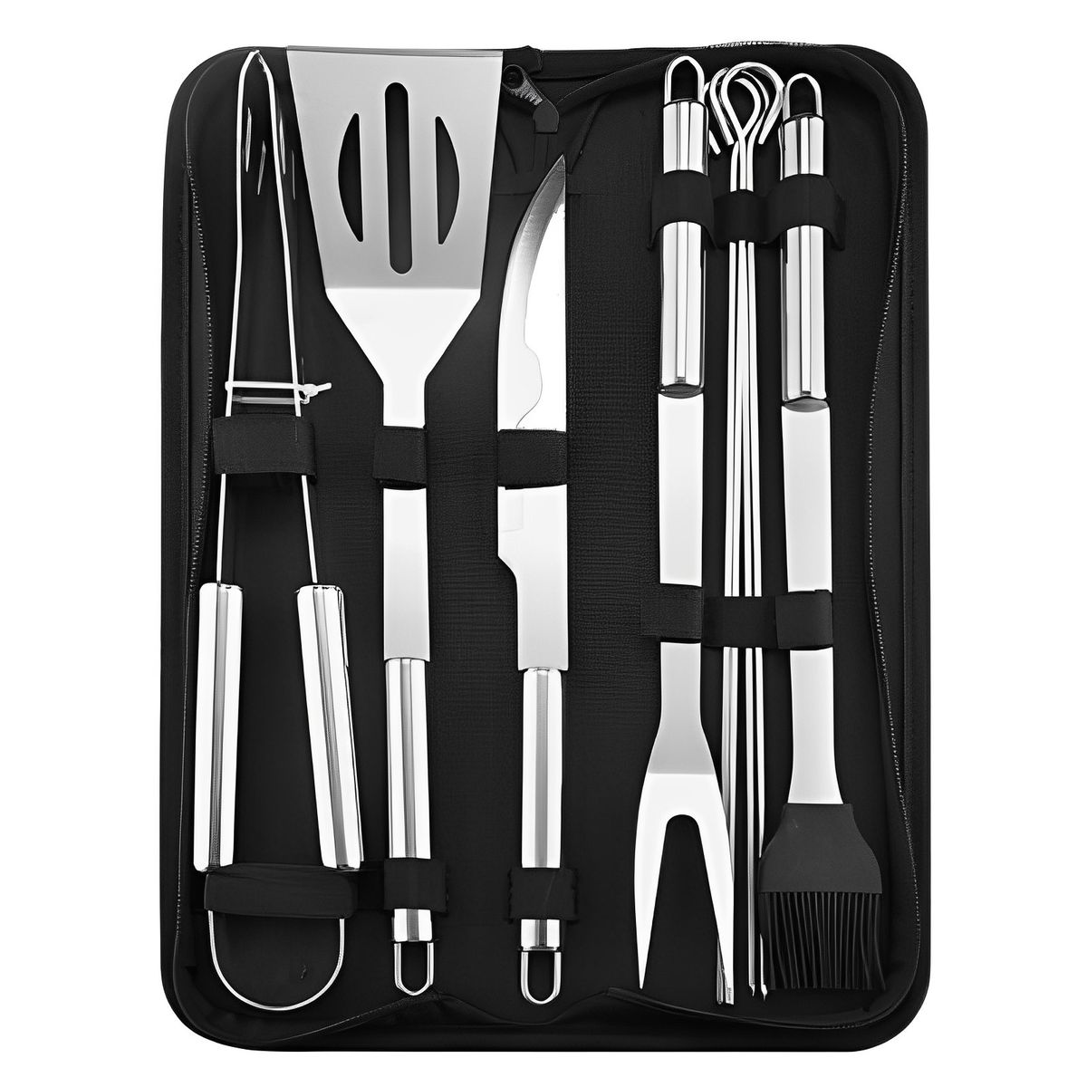Barbeque Set Stainless Steel ( 9 Pieces ) - Takemehome | Shop Today ...