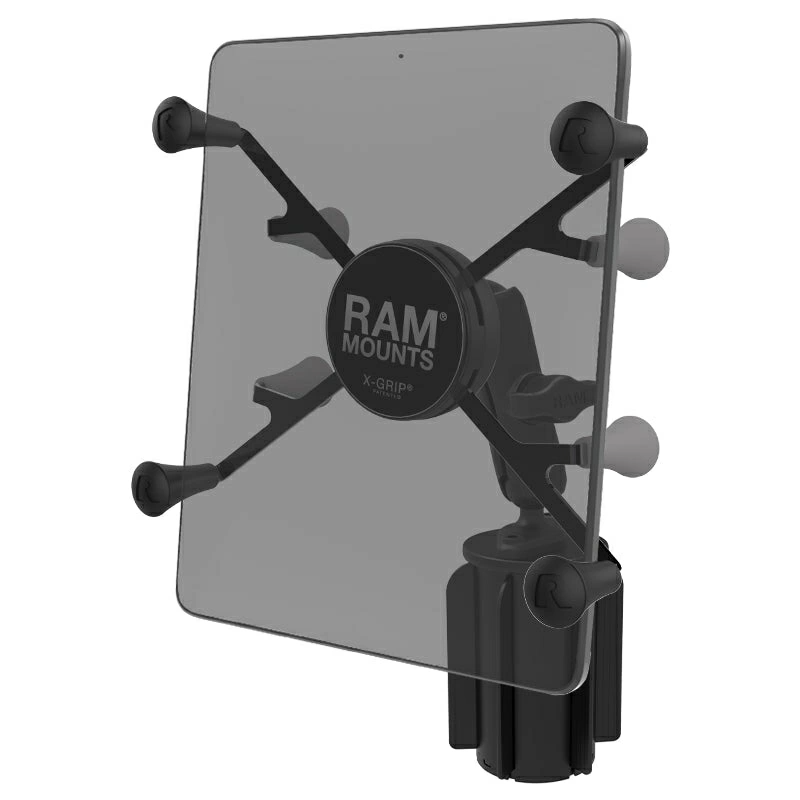 RAM Mount X-Grip Tablet Holder with Cup Holder Mount for 7"-8" Tablets ...