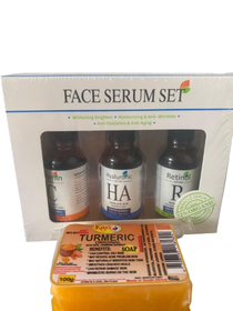 Face Serum Set and Turmeric bar soap | Shop Today. Get it Tomorrow ...