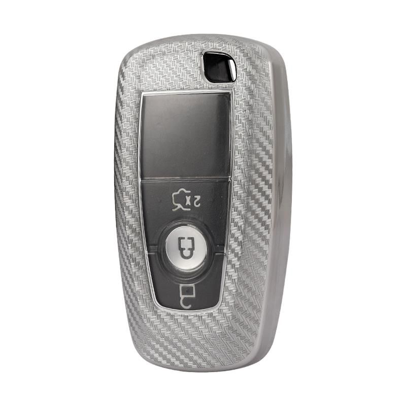 TPU Key Cover - Carbon Look - for Ford Focus, Ecosport, Kuga, Mustang ...
