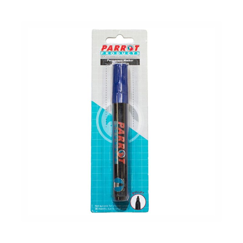 Permanent Marker Bullet Tip Blue (Carded - Pack 20) - 1 Pack | Shop ...