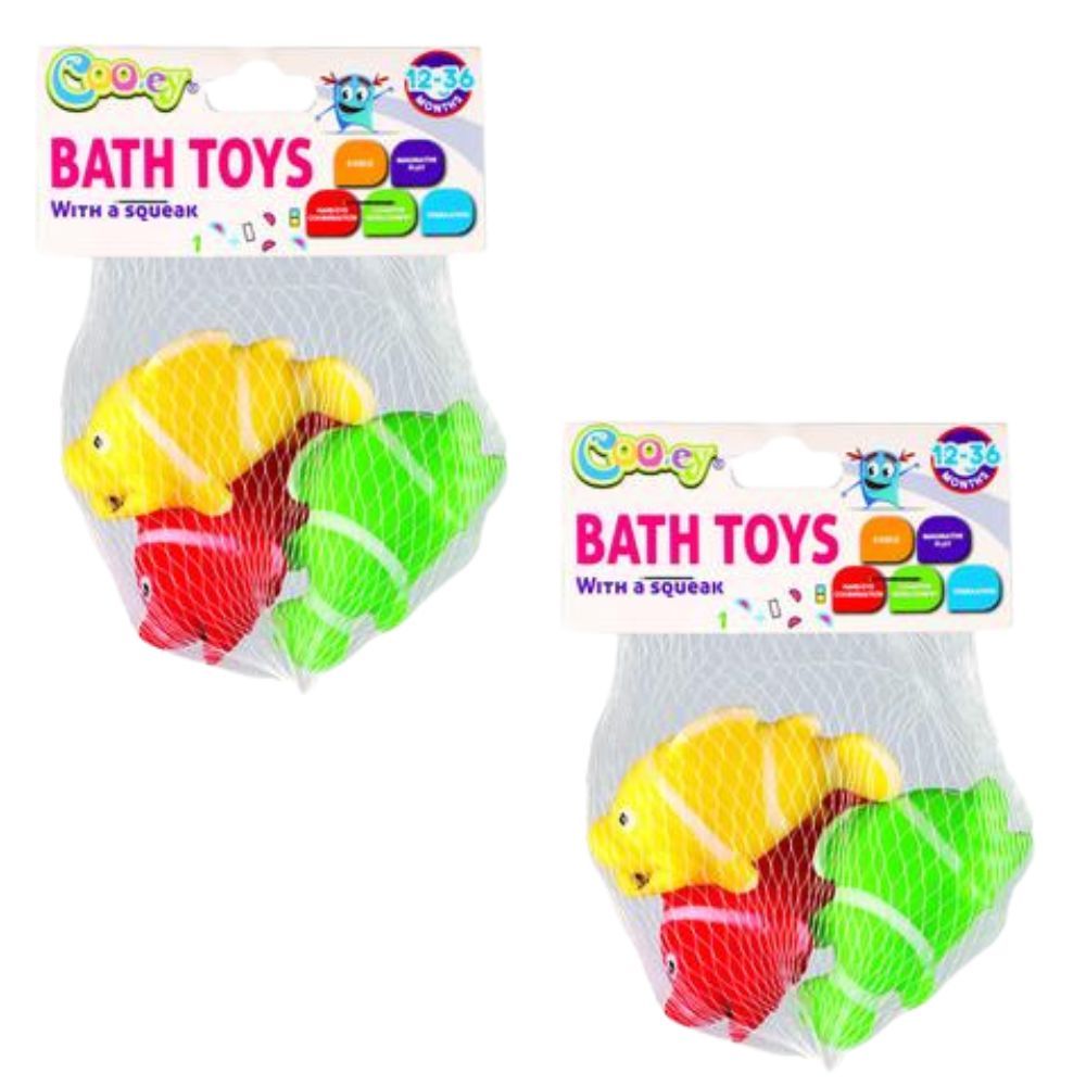 Baby Bath Bud Vinyl Fish Squeak 3 Piece Per Pack ( Pack of 2) | Shop ...