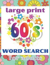 Large Print 60s Word Search: For Adults | Shop Today. Get it Tomorrow ...