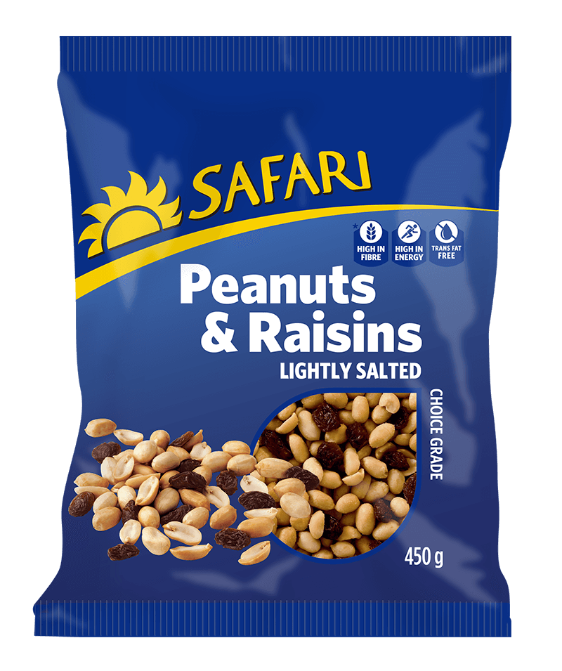 Safari Peanuts & Raisins Lightly Salted 450g | Shop Today. Get it ...
