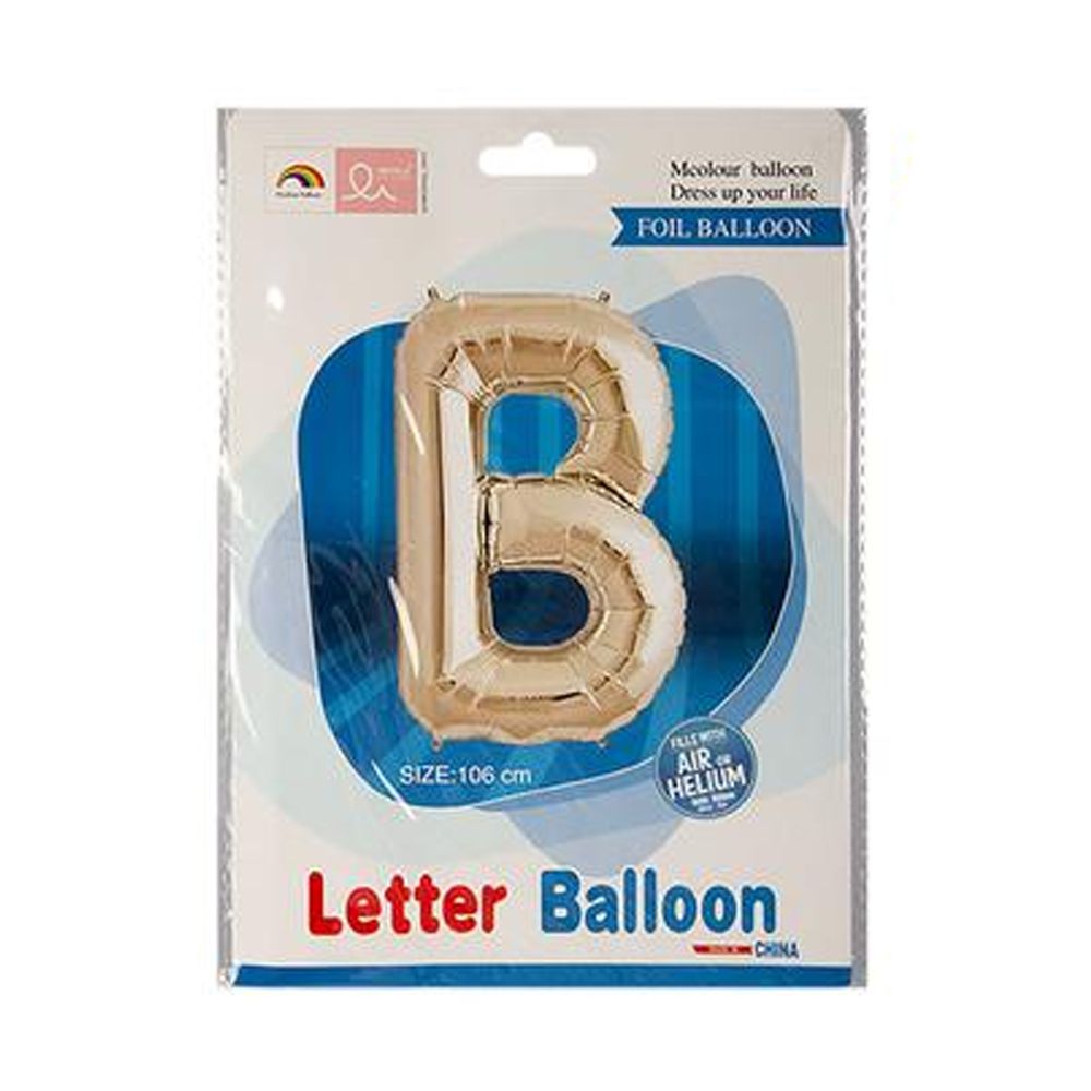 Balloon Letter B Helium Foil Silver - 106cm | Shop Today. Get it ...