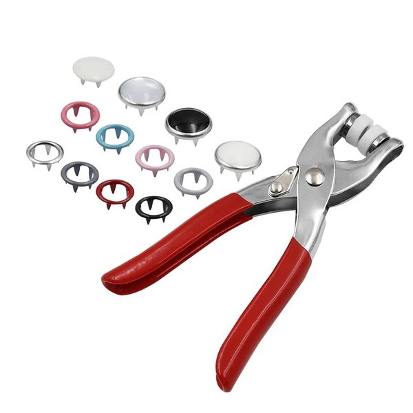 Deals on Plier Tools Metal Snap Button Kit Fasteners Press Studs Bouton ...