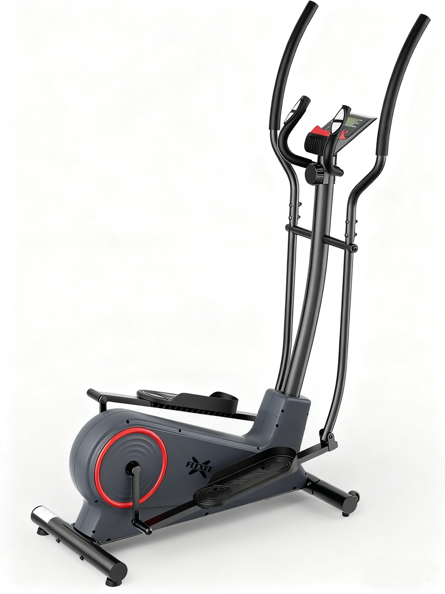 FLEXEE Foldable Quiet Cross Elliptical Trainer for Home- 13" Stride ...