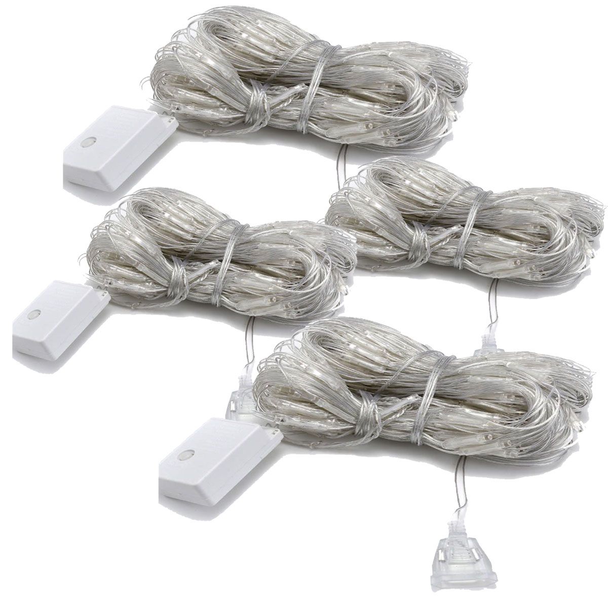 4 Pack Christmas 80 Lights LED String Fairy lights 20m Plug-In | Shop ...