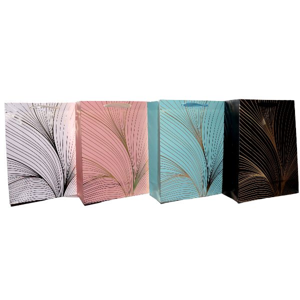 Set Of 4 Gold Abstract Gift Bags - Mixed Occasions | Shop Today. Get it ...