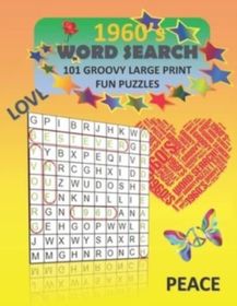 1960's Word Search: 101 Groovy Large Print Fun Puzzles | Shop Today ...