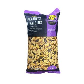 Jumbo Peanuts and Raisins - 1kg Pack - Energy-Packed Snack for Lunch ...