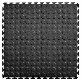 Fine Living - PVC Interlocking Tiles 1 Sqm - 4 Tiles Per Pack - Black ...