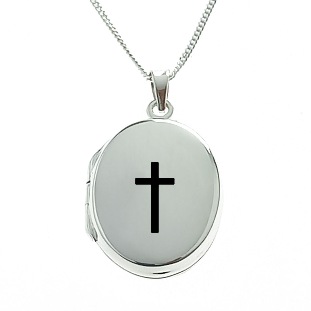 Cross Sterling Silver Locket with Chain | Shop Today. Get it Tomorrow ...