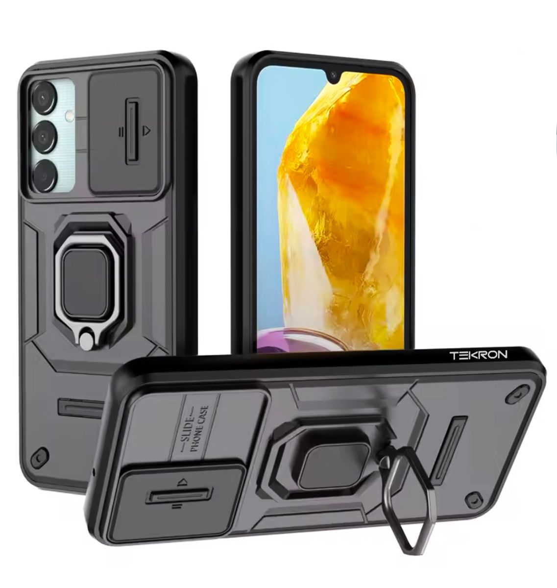 TEKRON Warrior Hybrid Protective Shockproof Case for Samsung Galaxy M15 ...
