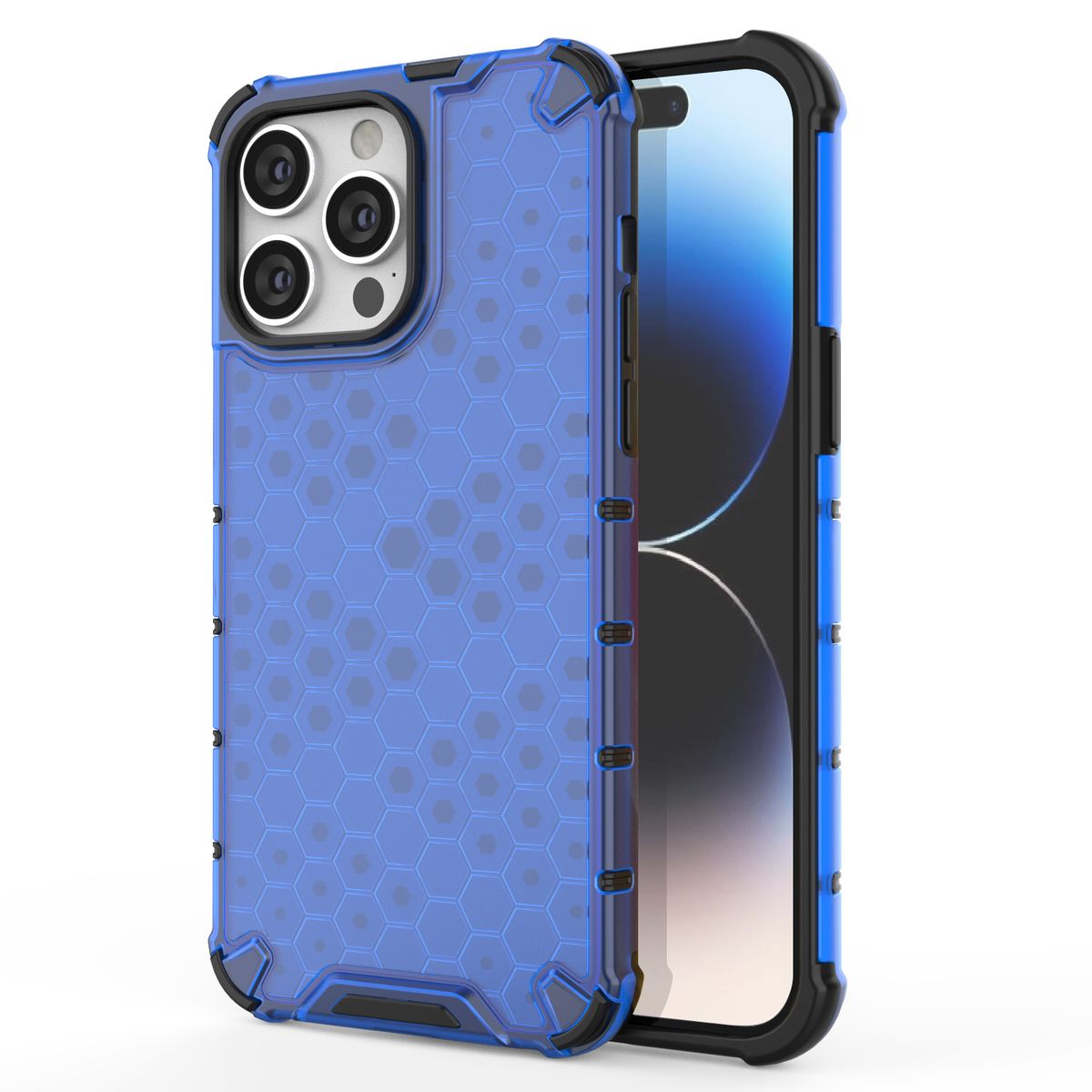 Cover for iPhone 14/Plus/Pro/Pro Max - Gadget Mafia Honeycomb Hybrid ...
