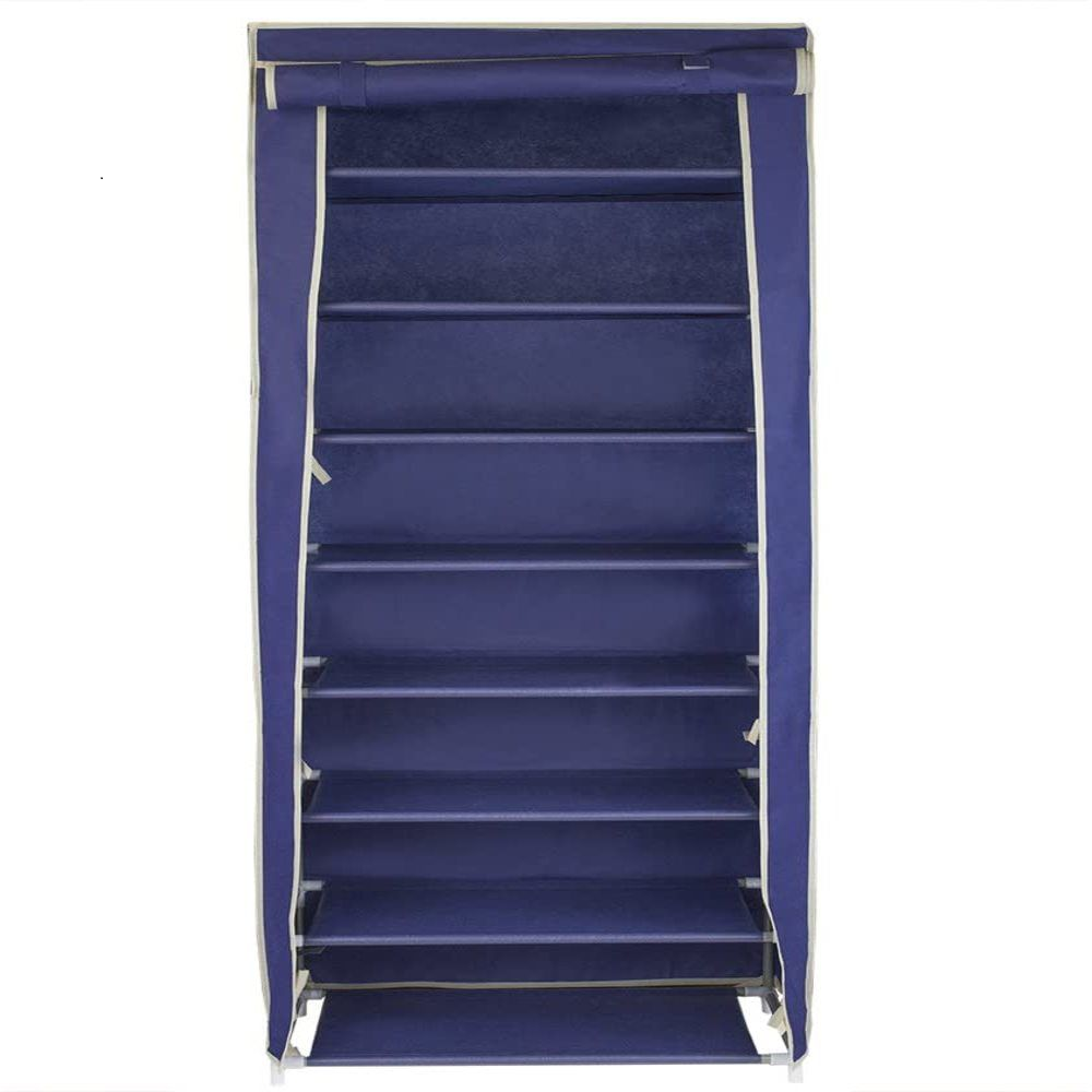9 Layer Non-Woven Shoe Rack Stand With Cover - Blue | Shop Today. Get ...