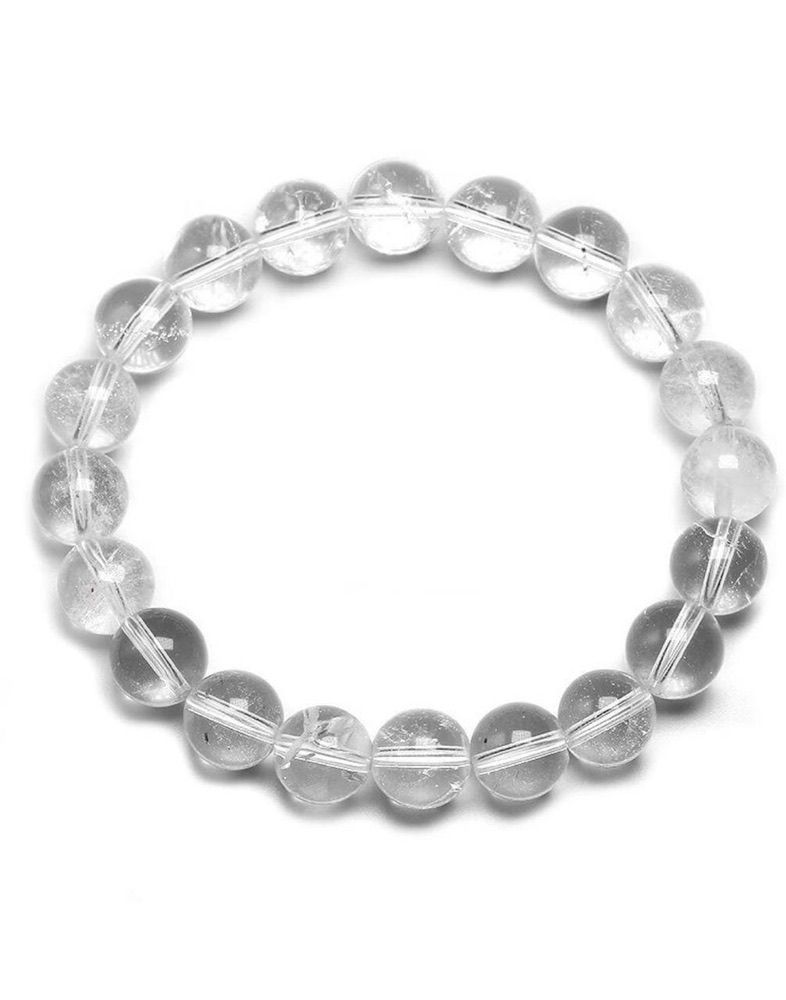 Holly Crystals - Clear Quartz Crystal Bracelet 8mm | Shop Today. Get it ...