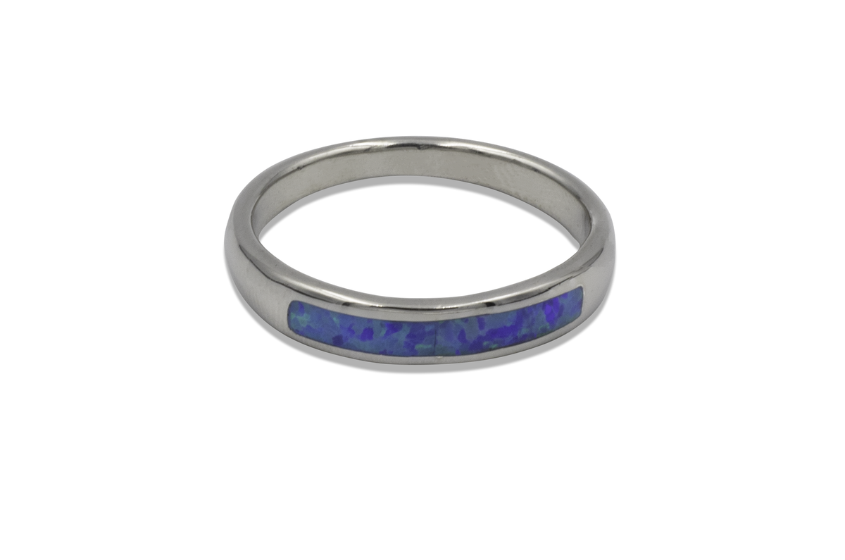 Blue Opaline Band Ring | Shop Today. Get it Tomorrow! | takealot.com