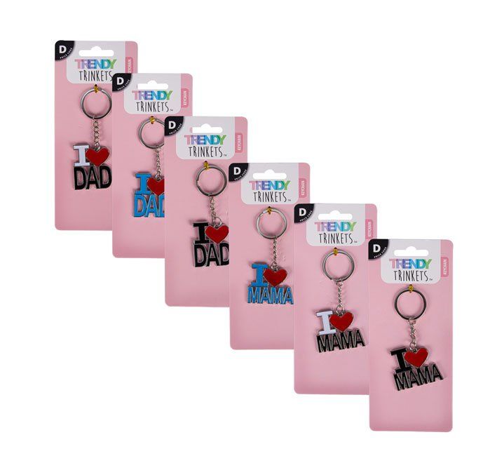 Keychain Metal Dad/Mom Assorted (6 Pack) | Shop Today. Get it Tomorrow ...