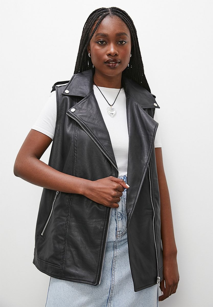 Sleeveless Biker Jacket | Shop Today. Get it Tomorrow! | takealot.com