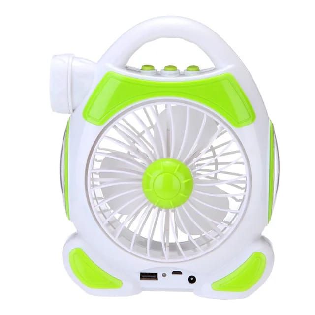Multifunctional Portable Rechargeable 2in1 USB Camping Fan With LED ...