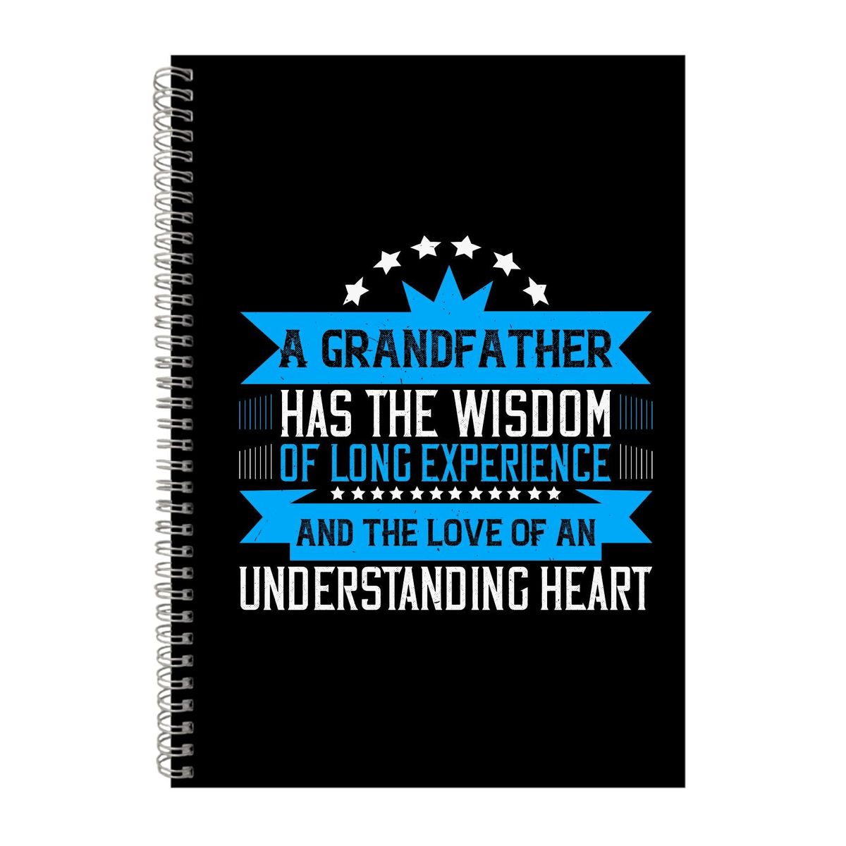 A Grandfather Has The Wisdom Notebook Grandfather Gift Idea A4 Notepad ...