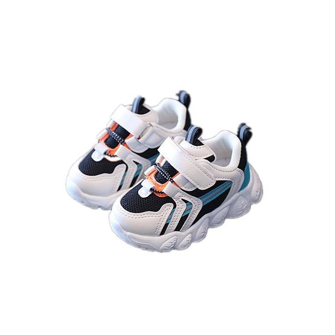 Olive Tree-Kids Chunky Retro Street Style Hook and Loop Lace Sneakers ...