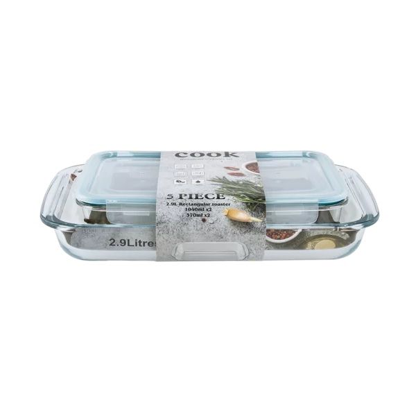 Glass Rectangular Roaster - 2.9 Litre | Shop Today. Get it Tomorrow ...