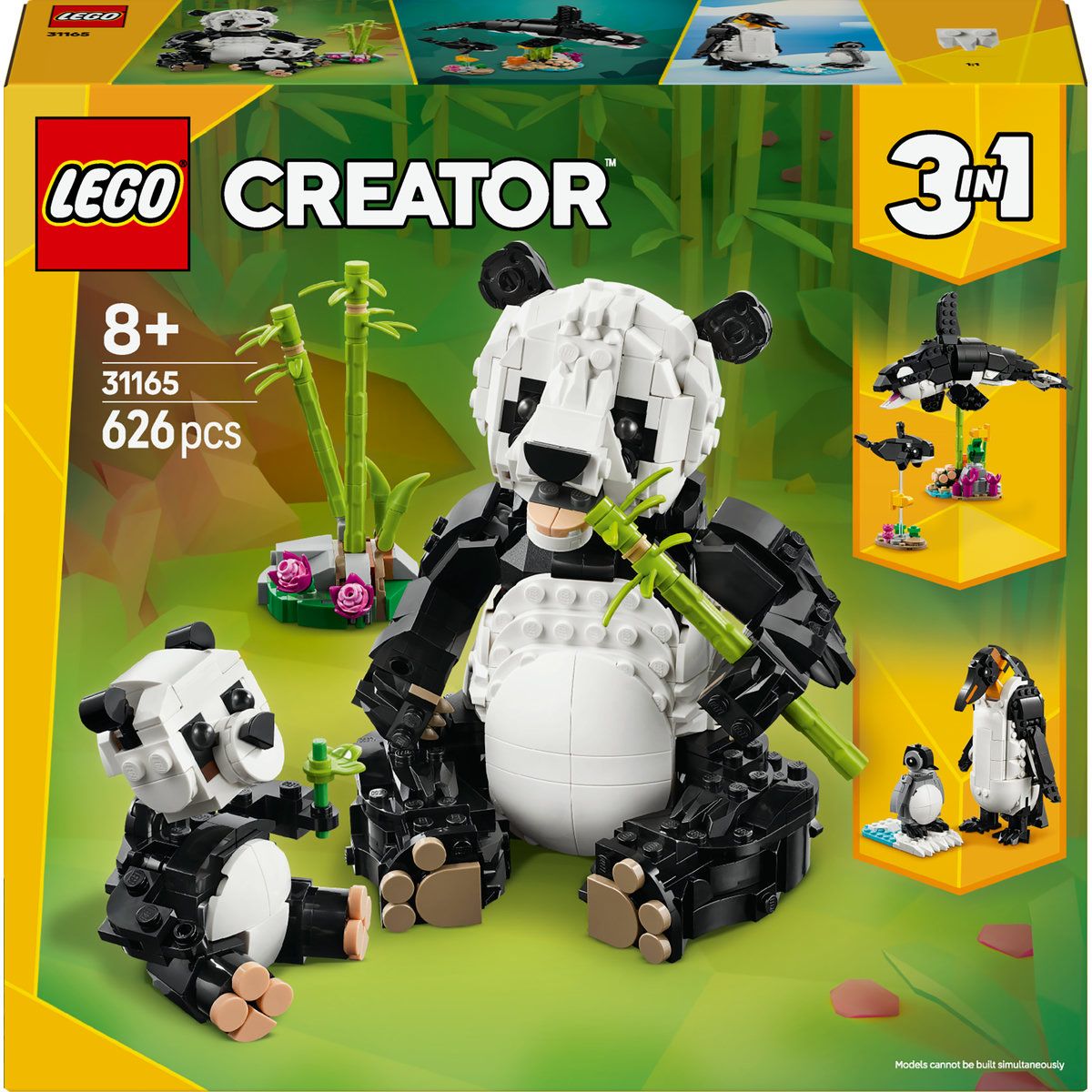 LEGO® Creator 3in1 Wild Animals: Panda Family Toy Playset 31165 | Shop ...