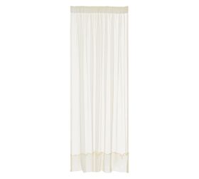 2 x Voile Plain Taped Curtains Cream 1400 x 2180 mm | Shop Today. Get ...