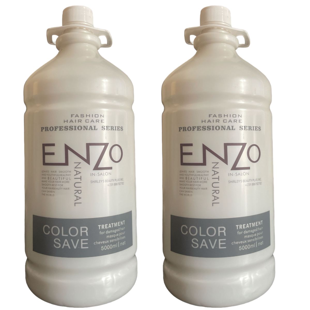 Enzo- 5L Colour Save Treatment Shampoo & Conditioner for Damaged Hair ...
