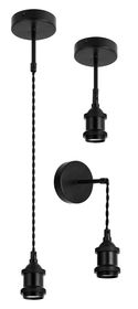3-in-1 DIY Kit - Ceiling Fitting, Pendant or Wall Fitting | Shop Today ...