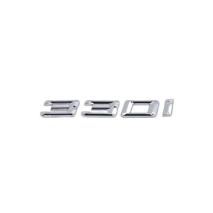 Chrome 330 Boot Badge Decal - Fits BMW (Non-OEM) | Shop Today. Get it ...