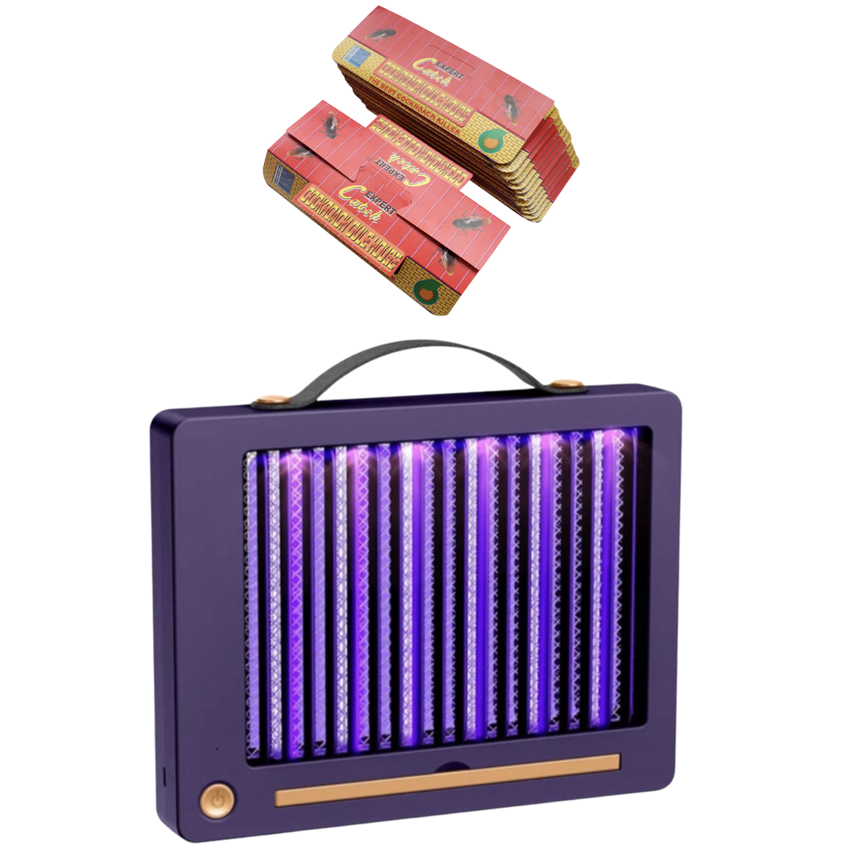 Portable UV Electric Mosquito Killer with 5 Cockroach Glue Traps | Shop ...