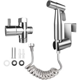 Toilet Faucet Spray Gun Set with Bounce Taps, Hand-Held Bathroom Tool ...