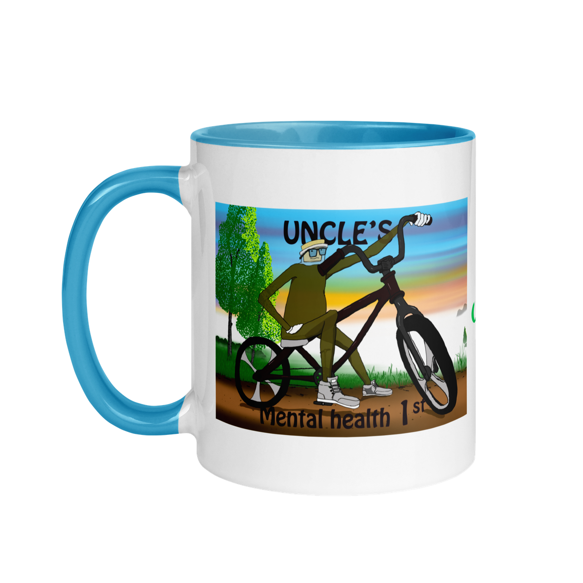 Mental Health Awareness Mugs - Unique Handcrafted Hub Design for Uncle ...