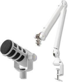Rode ROPODMICUSB - Dynamic Broadcast Microphone - Includes Boom Arm ...