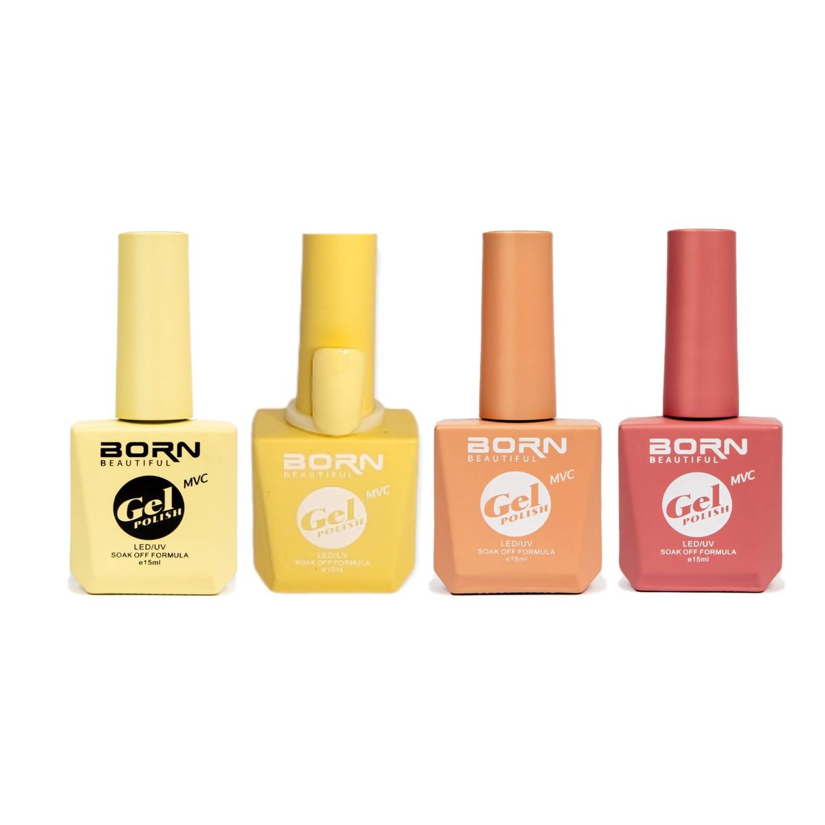 Born Beautiful UV/LED Gel Nail Polish Autumn Forest 15ml Set of 4 ...