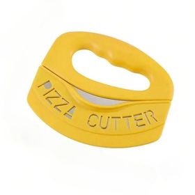 Stainless Steel Pizza Cutter with Cover Food Chopper Herb Cheese Knife ...