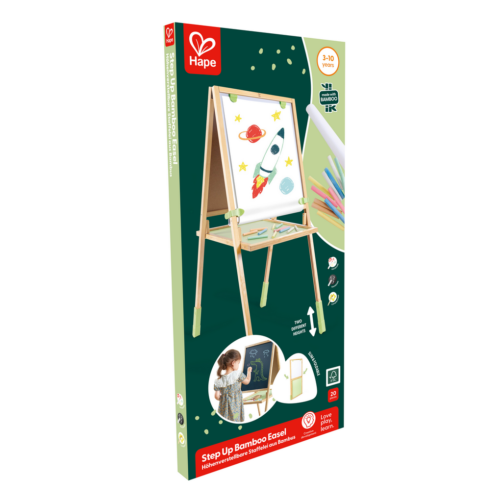 HAPE Step Up Bamboo Easel - E2001 | Shop Today. Get it Tomorrow ...